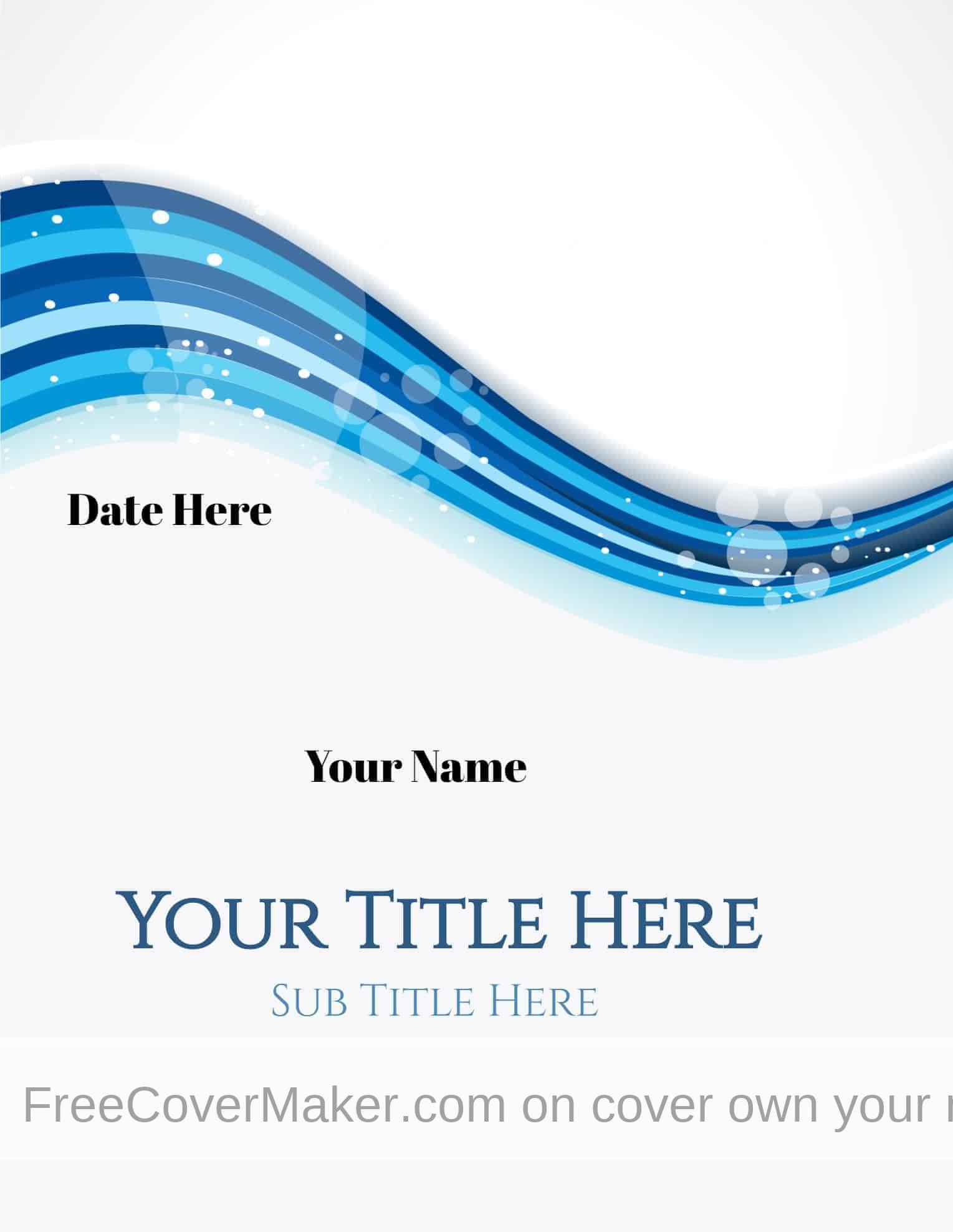 Free Cover Page Maker Create Online In Under 1 Minute 